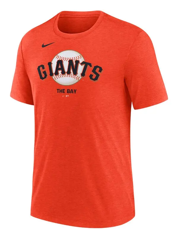Nike San Francisco Giants Logo Mlb T-shirt - Orange