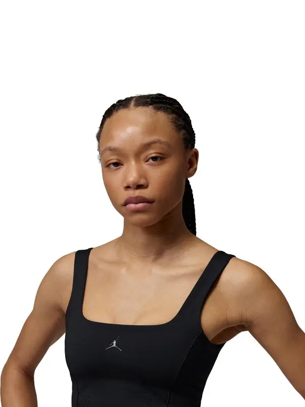 JORDAN Sport Flightweight Dri-fit Cropped Top - Black