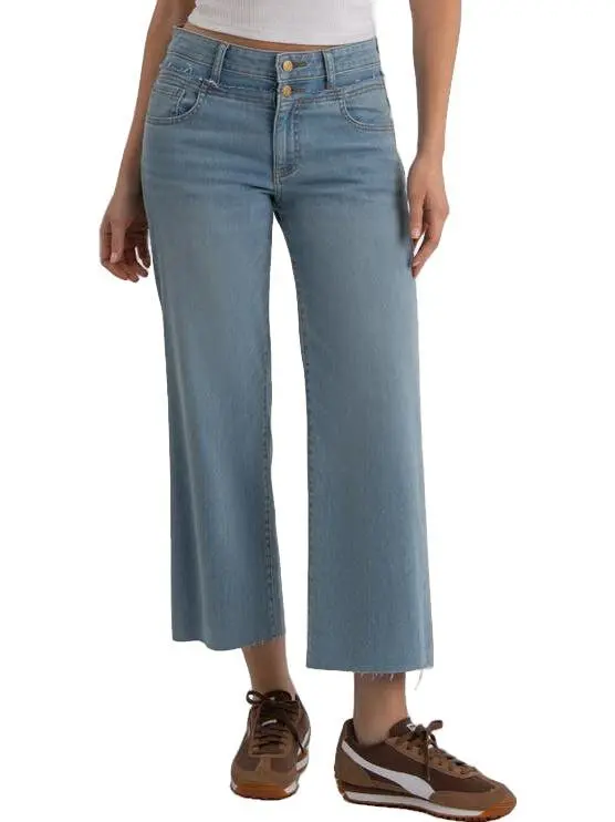 Kut From The Kloth High Waist Ankle Wide Leg Jeans - Unfazed