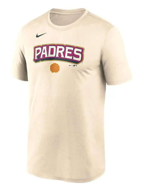 Nike San Diego Padres City Connect Team Phrase Script Dri-fit Mlb T-shirt - Brown