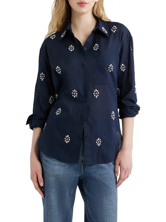 Rag & Bone Connie Embellished Button-up Shirt - Sal
