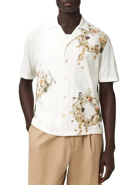 ALLSAINTS Fleur Lis Camp Shirt - Ecru