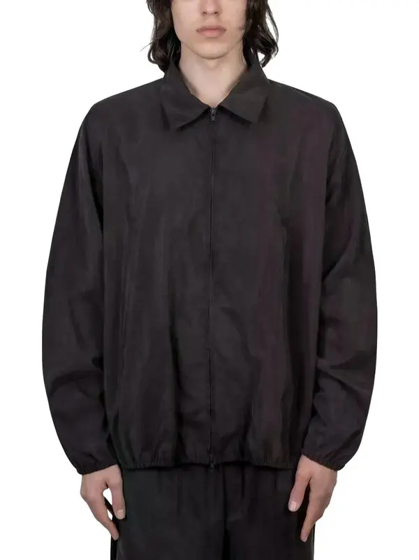 STEIN Zip-up Spread-collar Jacket - Black