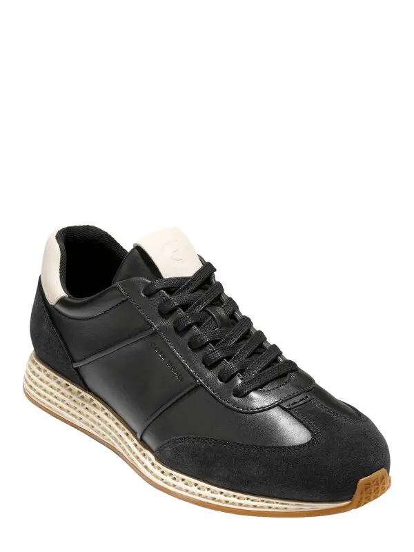 Cole Haan Grandpro Lp Skyweave Sneaker - Black/ivory/angora