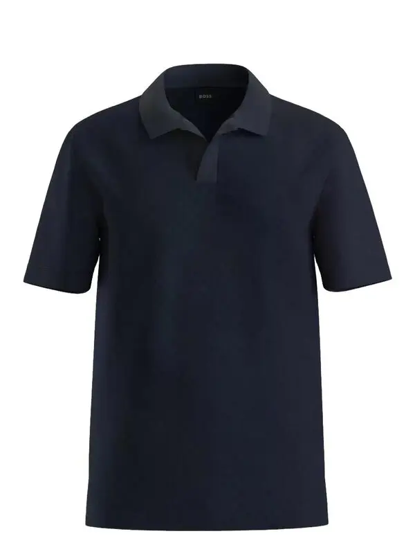 BOSS Textured T-shirt - Blue