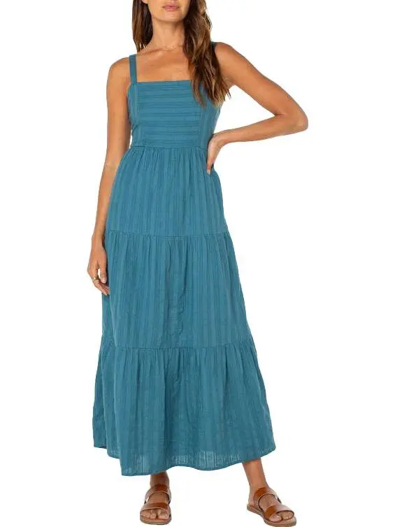 Roxy Clearwater Tiered Maxi Dress - Dragonfly