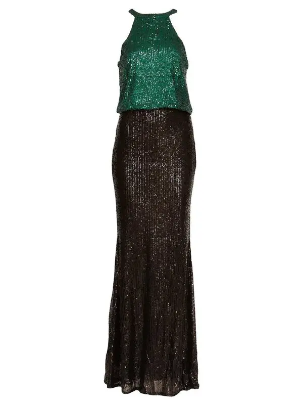 SOHUMAN Lolish Maxi Gown - Green