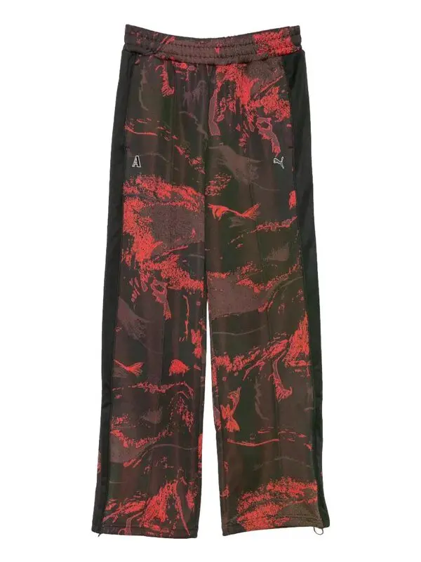 PUMA Ahluwalia X T7 Graphic Print Track Pants - Black