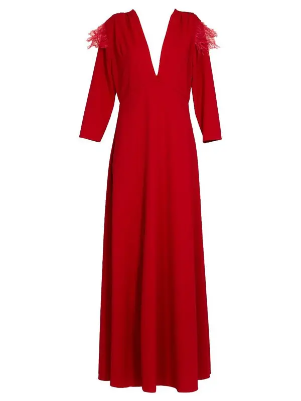 SOHUMAN Maxi Dress - Red