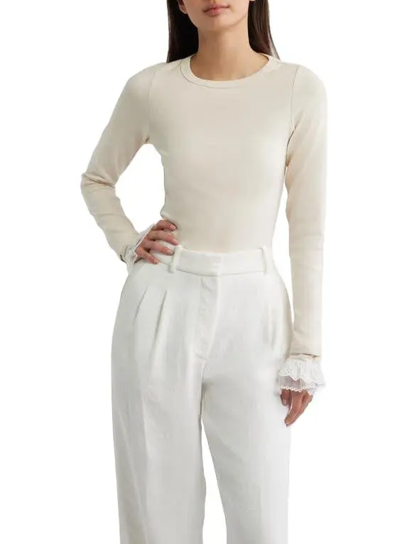 ARTLESS FOREVER Valentina Bell Sleeve Top - Cream