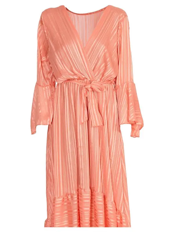 SOHUMAN Seasc Midi Dress - Orange