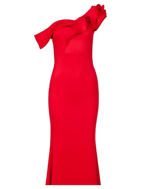 SOHUMAN Tapo Maxi Gown - Red