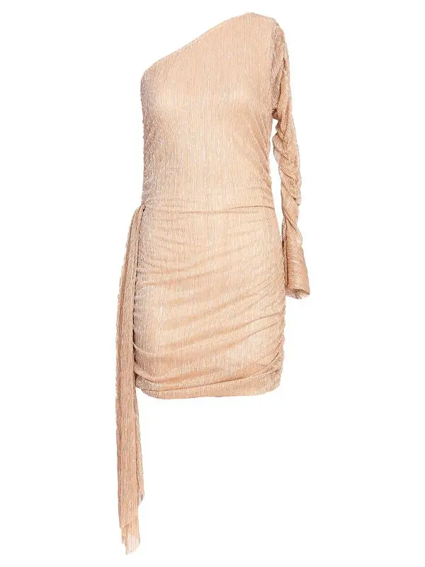 SOHUMAN Vinne Sustainable Mini Dress - Gold