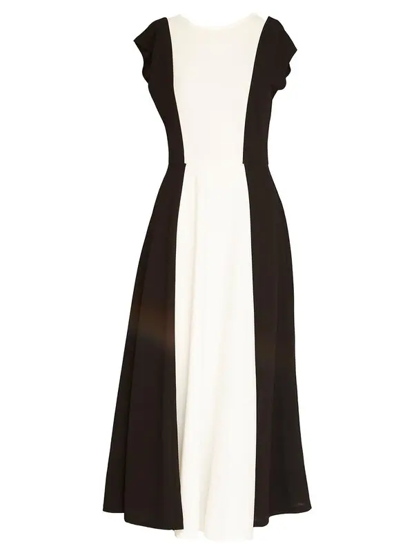 SOHUMAN Moganb Midi Dress - Black