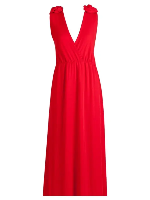 SOHUMAN Abilg Maxi Gown - Red