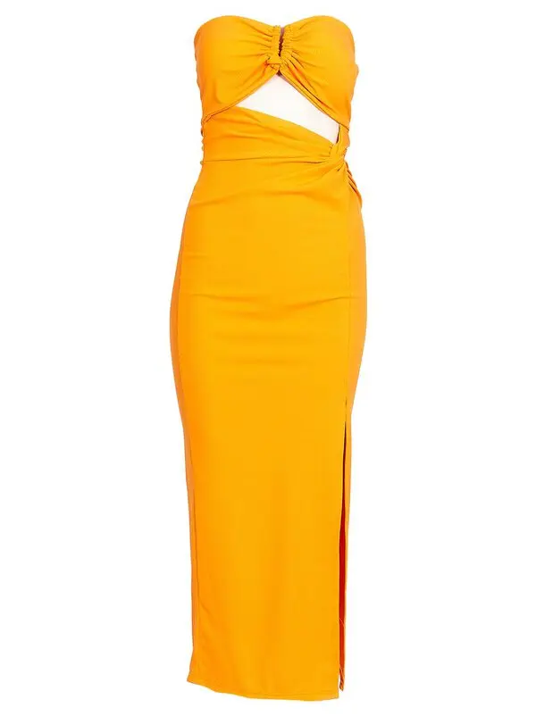 SOHUMAN Onnasis Midi Dress - Orange