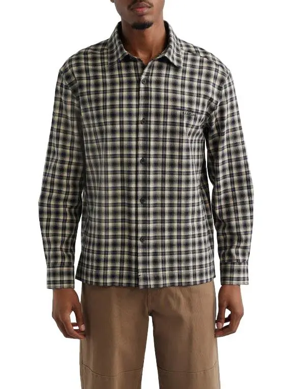 Brooklyn Industries Check Button-up Shirt - Black Check