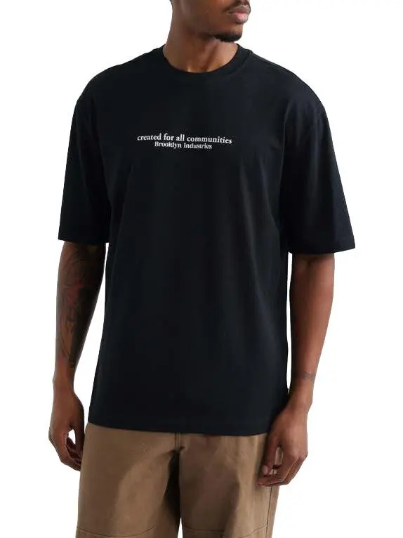 Brooklyn Industries Graphic T-shirt - Black
