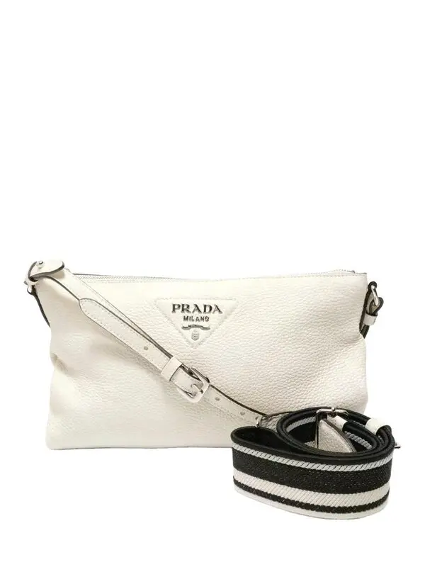 Prada Vitello Daino Shoulder Bag - White