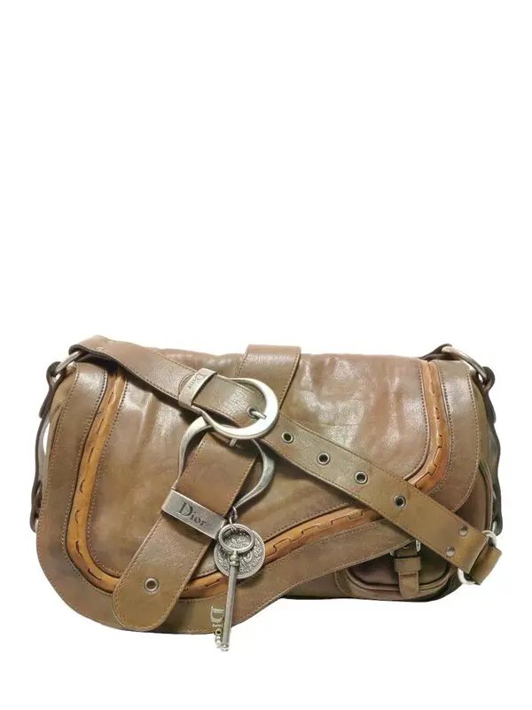 Dior Gaucho Shoulder Bag - Brown