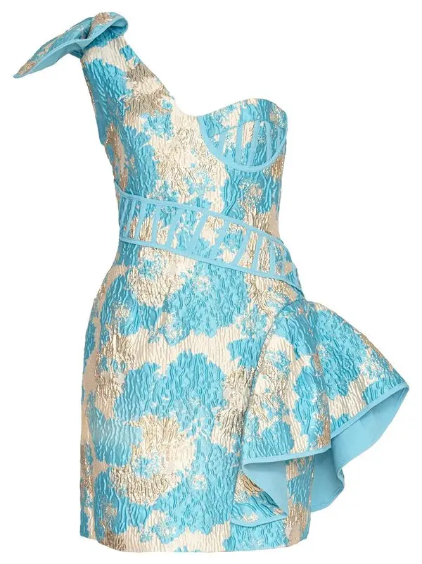 SOHUMAN Abash Mini Dress - Blue