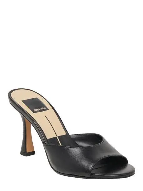 Dolce Vita Rosha Slide Sandal - Black Leather