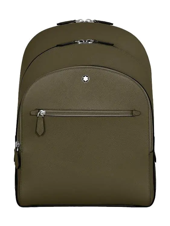 Montblanc Sartorial Leather Backpack - Khaki