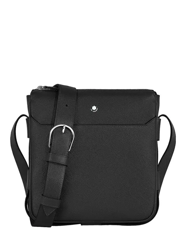 Montblanc Sartorial Leather Crossbody Bag - Black