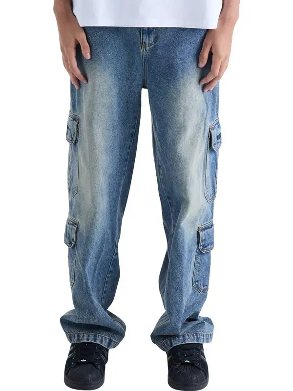 VOUSETI Cargo Jeans - Sandy