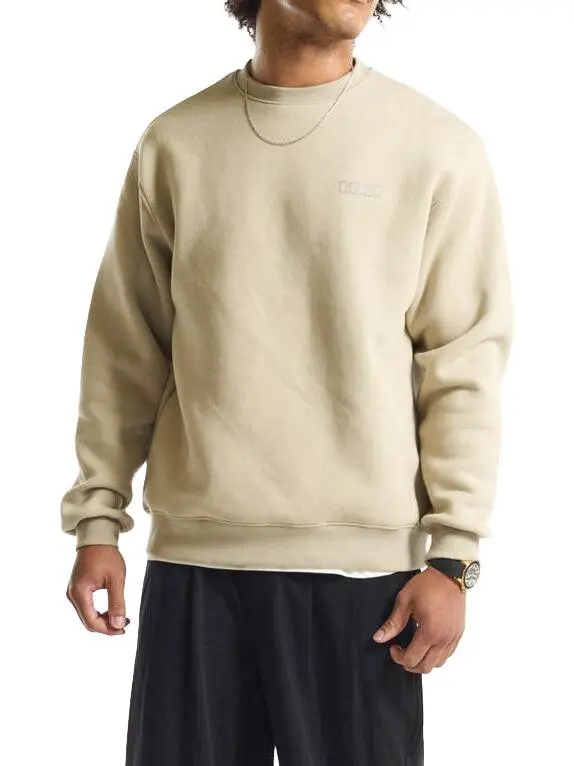 VOUSETI Core Essential Crewneck Sweatshirt - Bone