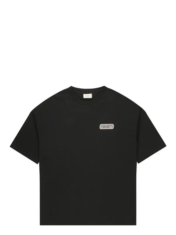 VOUSETI After Practice Cotton Graphic T-shirt - Black