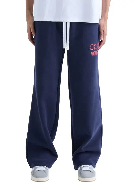 VOUSETI Us Against Time Fleece Track Pants - Navy