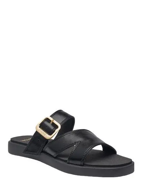 Sanuk Two-strap Sandal With Buckle Hardware - Black