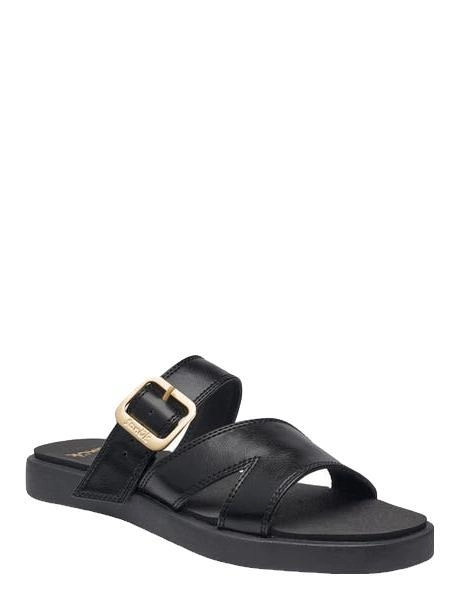 Sanuk Two-strap Sandal With Buckle Hardware - Black