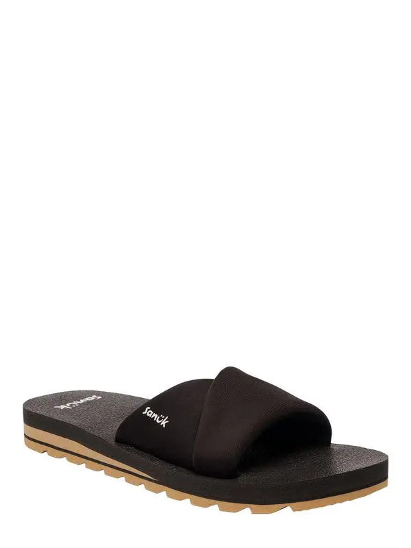 Sanuk Yoga Slide Sandal - Black
