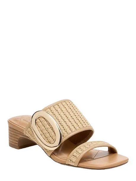 KELSI DAGGER BROOKLYN Ava Block Heel Sandal - Natural