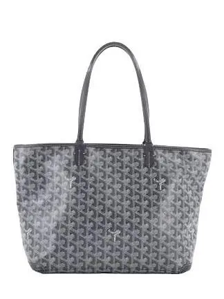 Goyard Artois Tote Coated Canvas Pm - Grey