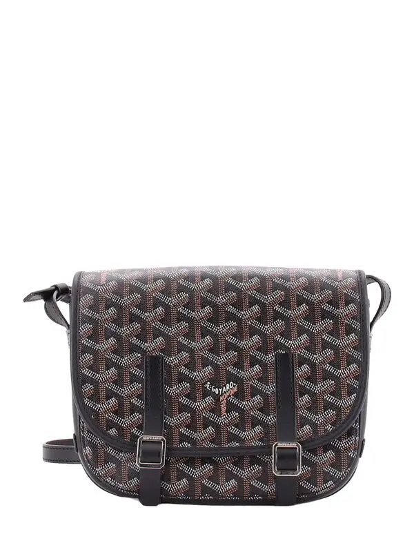 Goyard Belvedere Messenger Bag Coated Canvas Pm - Black