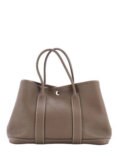 Hermès Garden Party Tote Leather 30 - Grey