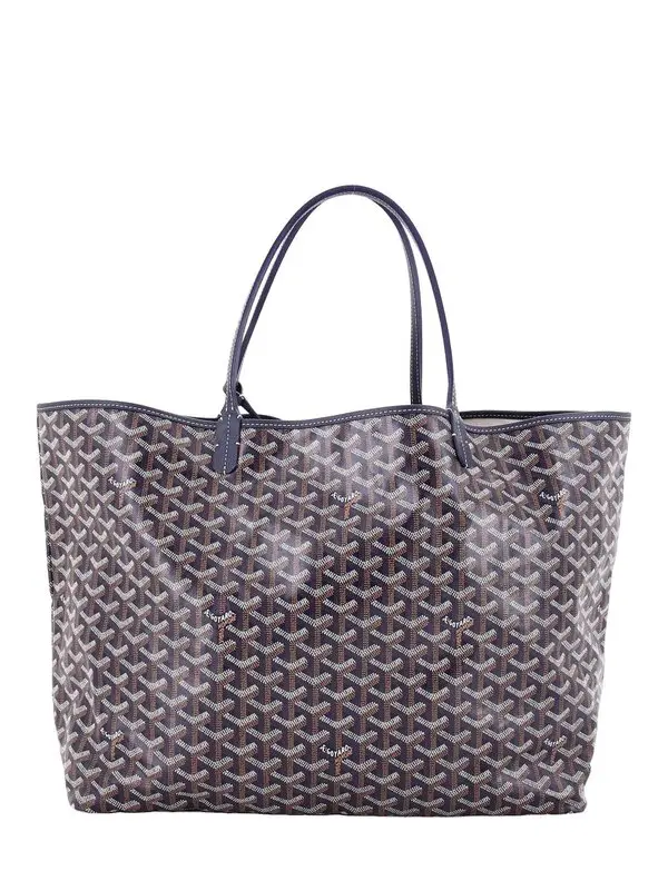 Goyard Saint Louis Tote Coated Canvas Gm - Blue