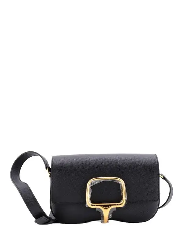 Hermès Della Cavalleria Elan Shoulder Bag Epsom - Noir