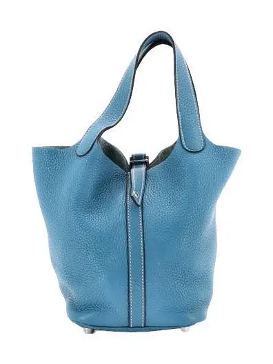Hermès Picotin Bag Clemence Pm - Blue