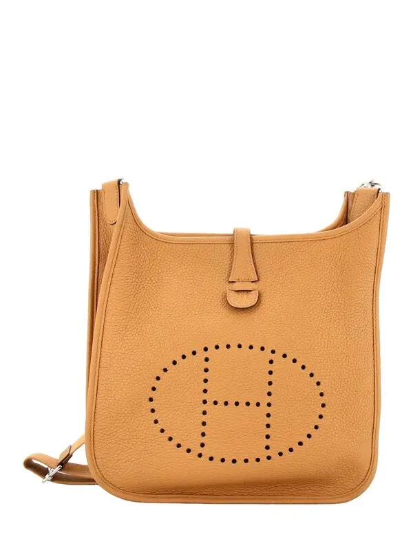 Hermès Evelyne Bag Gen Iii Clemence Pm - Biscuit