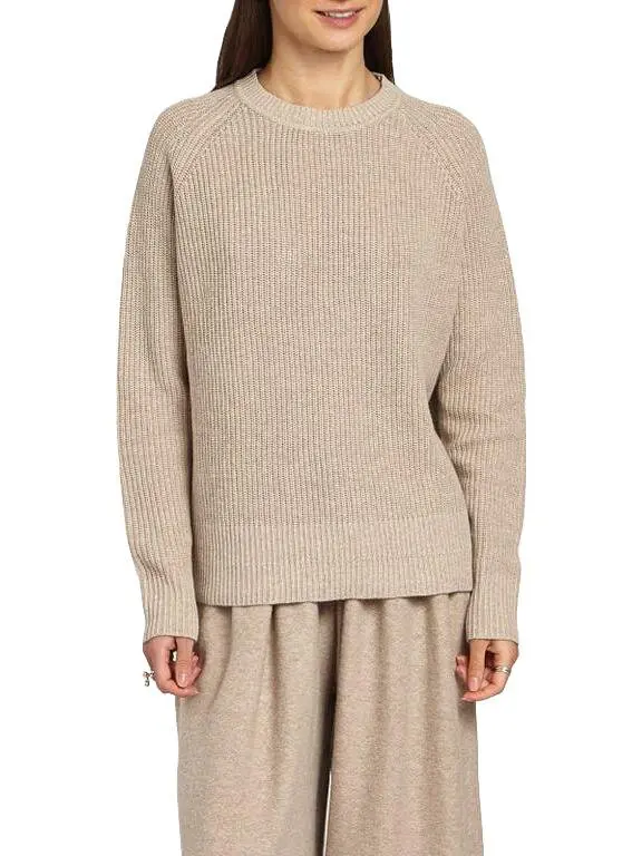 OYUN Romy Ribbed Crewneck Sweater - Oat