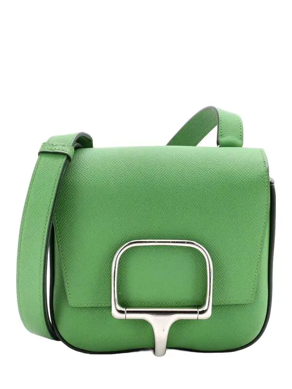 Hermès Della Cavalleria Shoulder Bag Epsom Mini - Vert Yucca