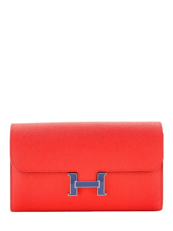 Hermès Constance Wallet Epsom Long - Capucine