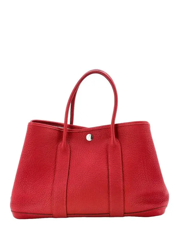 Hermès Garden Party Tote Leather 30 - Red