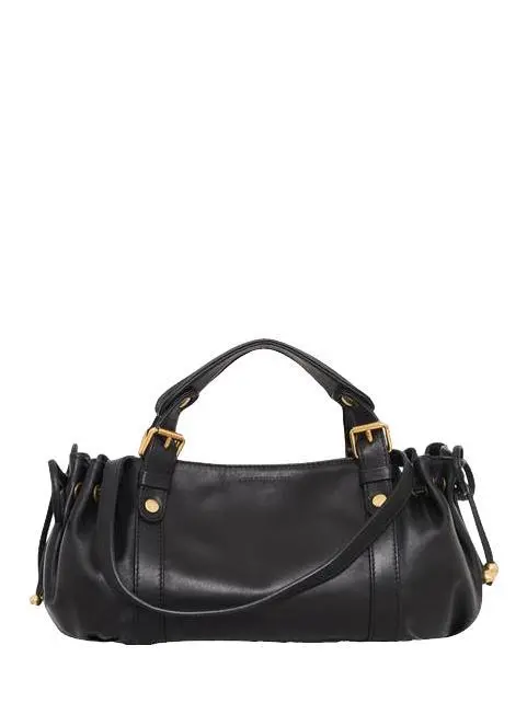 Gerard Darel Leather Shoulder Bag - Black