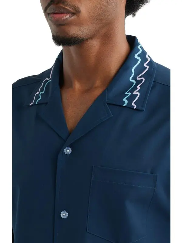 MAVRANS Salt Scene Weekend Camp Shirt - Blue