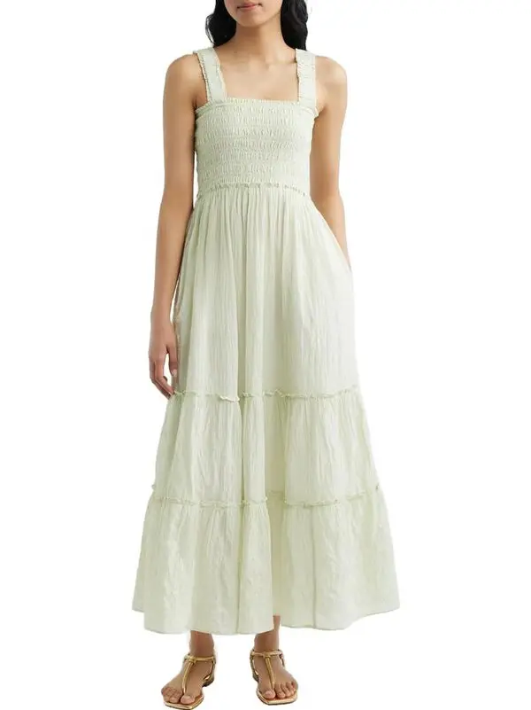 Lilly Pulitzer® Sleeveless Maxi Dress - Pistachio X Conch Shell Pink